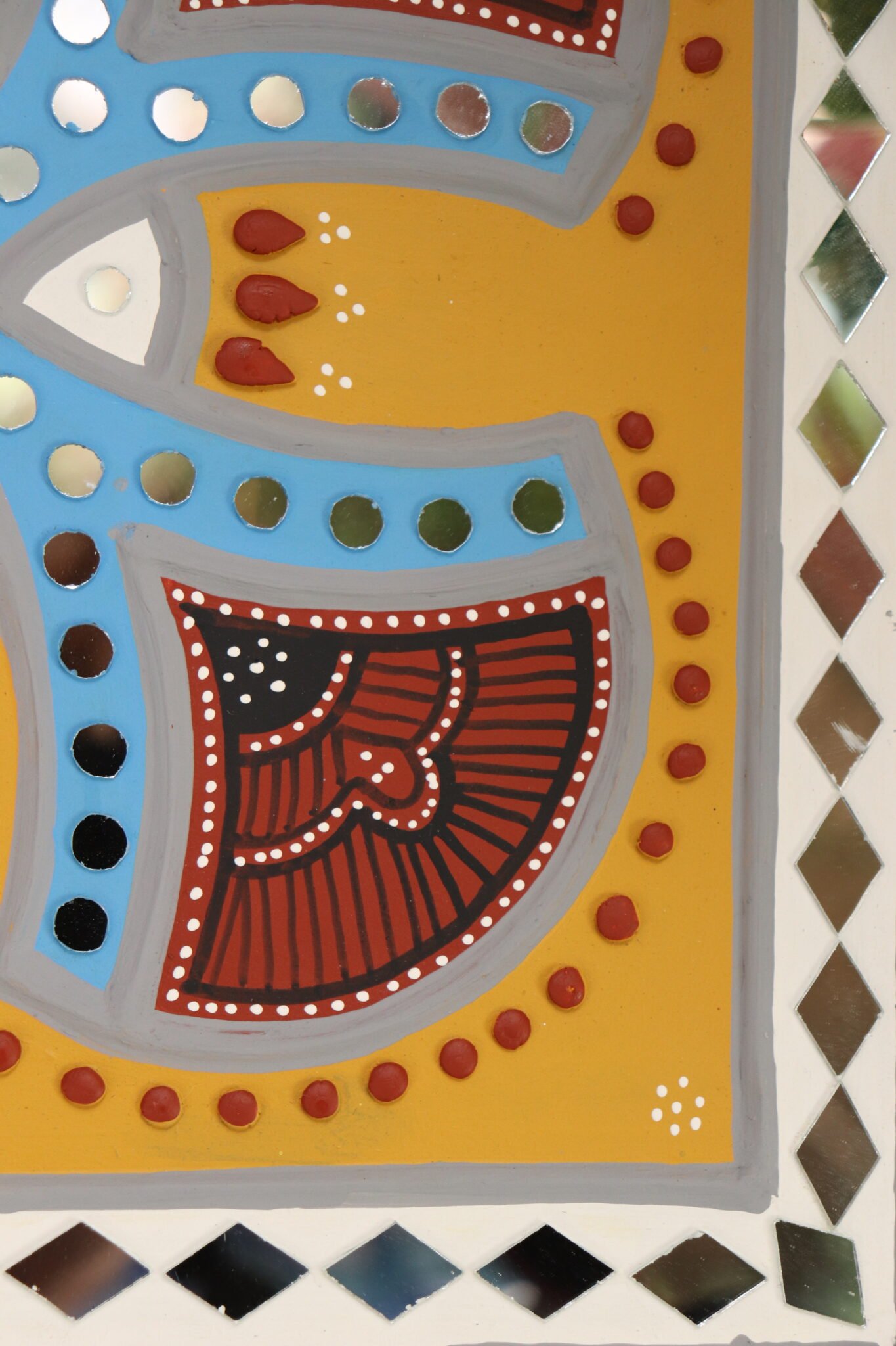 Handcrafted Mud & Mirror Work | Lippan Art - Wall Hanging | Mooldhaga